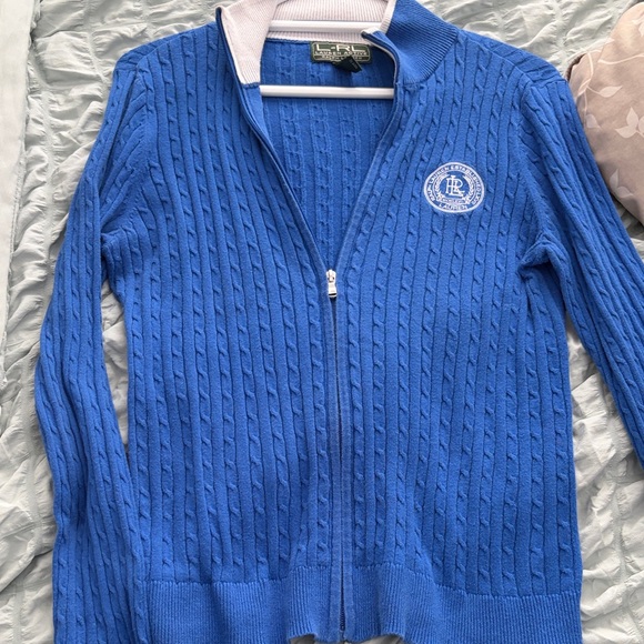 Ralph Lauren | Sweaters | Vintage Ralph Lauren Royal Blue Cable Knit ...